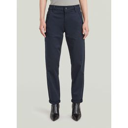 G-Star Raw G-STAR Damen Chinohose "Kate Boyfriend Hose", blau, Gr. 23, Obermaterial: 50% Baumwolle, 48% Baumwolle, 2% Elasthan, Hosen