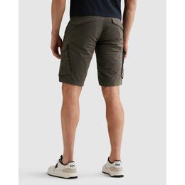 PME-Legend PME LEGEND Herren Cargobermudas "NORDROP CARGO SHORTS STRETCH TWILL"turbulence, Gr. 36, unifarben, Web, Obermaterial: 98% Baumwolle, 2% Elasthan,
