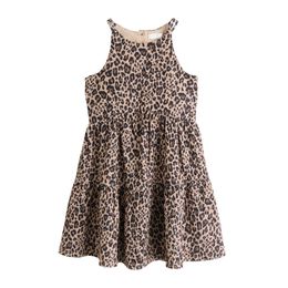 next Kleid M&auml;dchen Gr&ouml;&szlig;e 98 gr&uuml;n / pink / wei&szlig;