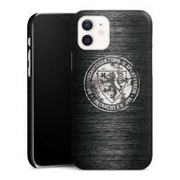 DeinDesign iPhone 12 Handy Premium Case Smartphone Handyh&uuml;lle Schutzh&uuml;lle matt Official Licensed Product Eintracht Braunschweig Logo Premium Case