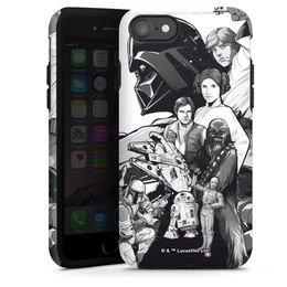 DeinDesign iPhone SE (2020) Handy Panzer Handyh&uuml;lle robuste Outdoor H&uuml;lle Schutzh&uuml;lle matt Official Licensed Product Star Wars Darth Vader Tough Case