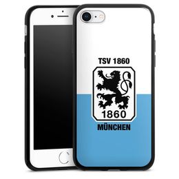 DeinDesign iPhone SE (2020) Handy Slim Case extra d&uuml;nn Silikon Handyh&uuml;lle schwarz H&uuml;lle Official Licensed Product Coat Of Arms Tsv 1860 M&uuml;nchen Silikon Slim Case