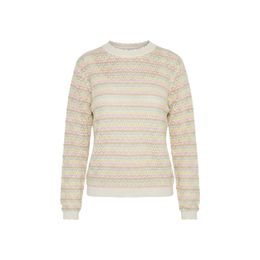 KLEINIGKEIT Damen Sweater "Kleinigkeit Mon Ajour Pullover", bunt, Gr. S, 55% Polyacryl, 45% Baumwolle, Sweatshirts