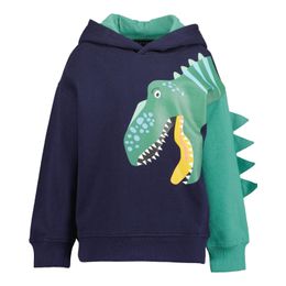 Blue Seven Jungen Hoodie "Hoodie", blau, Gr. 104, 100% Baumwolle, Sweatshirts