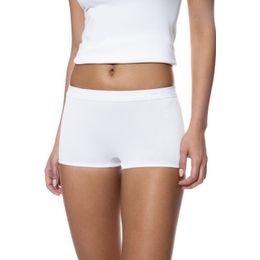 Mey Damen Panty "Emotion", Gr. 38, wei&szlig;, Feinripp, Obermaterial: 50% Viskose, 46% Polyamid, 4% Elasthan, Unterhosen, ohne Seitenn&auml;hte,
