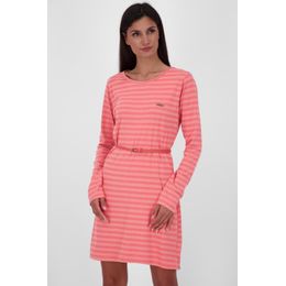 alife and kickin ALIFE & KICKIN Damen Blusenkleid, rosa, Gr. S, 65% Baumwolle, 35% Polyester, Kleider