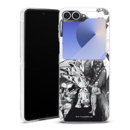 DeinDesign Galaxy Z Flip 6 Handy Hard Case Schutzh&uuml;lle transparent Smartphone Handy H&uuml;lle Star Wars Official Licensed Product Darth Vader Hard Case