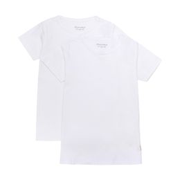 Minymo M&auml;dchen T-Shirt "T-Shirt MIBasic", wei&szlig;, Gr. 128, Obermaterial: 95% Baumwolle CO. 5% Elasthan EL., Blusen