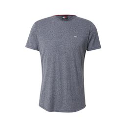 Tommy Jeans Shirt 'Jaspe' male size XXXL Navy / mottled grey / Red / White