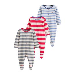 next Schlafanzug Jungen Gr&ouml;&szlig;e 62 hellblau / knallrot / wei&szlig;