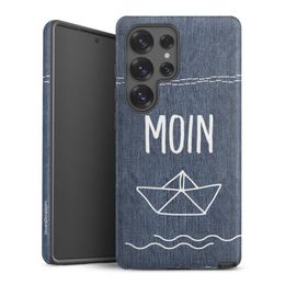 Galaxy S25 Ultra Handy Panzer Handyh&uuml;lle robuste Outdoor H&uuml;lle Schutzh&uuml;lle matt Ship Moin Jeans Tough Case