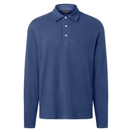 Maerz Muenchen Herren Poloshirt "Maerz Muenchen 646300 XT Langarm-Poloshirt Herren Bekleidung", blau, Gr. 56, 100% Baumwolle, Shirts