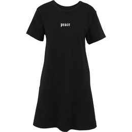 Miss Tee Kleid Damen Gr&ouml;&szlig;e 50 grau / schwarz / wei&szlig; Sommerkleid