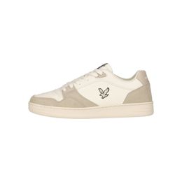 Lyle & Scott LYLE & SCOTT Herren Sneaker "Callum", Gr. 42wei&szlig;, Lederimitat, Schuhe, mit geformter, hochelastischer Innensohle