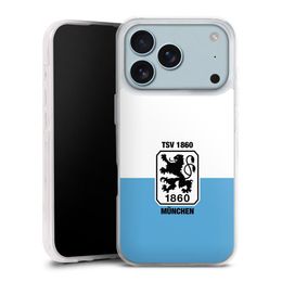 DeinDesign iPhone 17 Pro Handy Silikon H&uuml;lle Case transparent Handyh&uuml;lle Official Licensed Product Coat Of Arms Tsv 1860 M&uuml;nchen Silikon Case