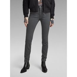G-Star Raw G-STAR Damen 5-Pocket-Jeans "Lhana Skinny Jeans", grau, Gr. 28, Obermaterial: 99% Baumwolle, 1% Elasthan, Jeans