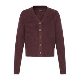 oxmo Damen Strickjacke "Strickjacke OXKanna", braun, Gr. XXL, Obermaterial: 60% Baumwolle CO. 40% Polyacryl PAN., Strickjacken