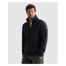 PME-Legend PME LEGEND Herren Sweatjacke, blau, Gr. XXL, Sweatware, Obermaterial: 80% Baumwolle, 15% Polyester, 5% Elasthan, Sweatjacken, seitliche