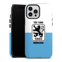 DeinDesign iPhone 13 Pro Max Handy Panzer Handyh&uuml;lle robuste Outdoor H&uuml;lle Schutzh&uuml;lle matt Official Licensed Product Coat Of Arms Tsv 1860 M&uuml;nchen Tough Case