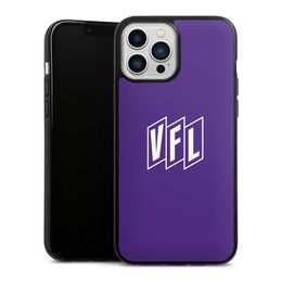 DeinDesign iPhone 13 Pro Max Handy Silikon H&uuml;lle Case schwarz Handyh&uuml;lle Logo Official Licensed Product Vfl Osnabr&uuml;ck