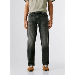 Pepe Jeans Herren Straight-Jeans "CASH", grau, Gr. 31, Denim/Jeans, Obermaterial: 75% Baumwolle, 24% Lyocell, 1% Elasthan, Jeans, Regular Waist