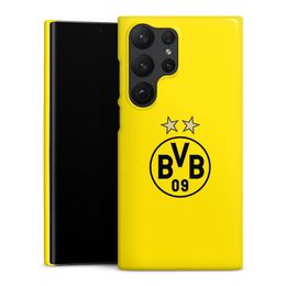 DeinDesign Galaxy S23 Ultra Handy Premium Case Smartphone Handyh&uuml;lle Schutzh&uuml;lle gl&auml;nzend Bvb Star Borussia Dortmund Premium Case