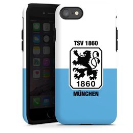 DeinDesign iPhone SE (2020) Handy Panzer Handyh&uuml;lle robuste Outdoor H&uuml;lle Schutzh&uuml;lle matt Coat Of Arms Official Licensed Product Tsv 1860 M&uuml;nchen Tough Case