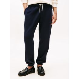 Tommy Hilfiger Herren Sweathose "ESSENTIAL FLEECE", blau, Gr. XXL, Sweatware, Obermaterial: 60% Baumwolle, 40% Polyester, Hosen, elastischer Bund,