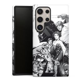 DeinDesign Galaxy S24 Ultra Handy Panzer Handyh&uuml;lle robuste Outdoor H&uuml;lle Schutzh&uuml;lle gl&auml;nzend Star Wars Official Licensed Product Darth Vader Tough Case