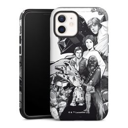 DeinDesign iPhone 12 mini Handy Panzer Handyh&uuml;lle robuste Outdoor H&uuml;lle Schutzh&uuml;lle matt Official Licensed Product Star Wars Darth Vader Tough Case