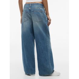 Tommy Jeans Damen Loose-fit-Jeans "CHARLIE MR LOOSE W"denim medium, Gr. 29, unifarben, Denim/Jeans, Obermaterial: 80% Baumwolle, 20% Leinen, Jeans,