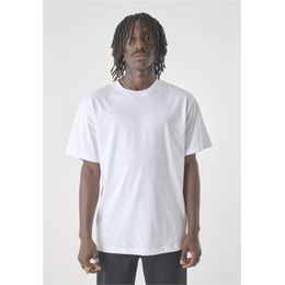 Cleptomanicx Herren T-Shirt "Classic Tee Ligull Classic", wei&szlig;, Gr. L, bestickt, 100% Baumwolle, Shirts, mit lockerem Schnitt