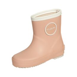Druppies M&auml;dchen Stiefel "Regenstiefel Newborn", Gr. 26, rosa, Obermaterial: 100% Naturkautschuk NaRubber., Schuhe