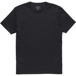 MARVELIS Herren T-Shirt, schwarz, Gr. S, unifarben, Jersey, Obermaterial: 100% Baumwolle, Shirts, aus Baumwolle, Rundhals, casual fit