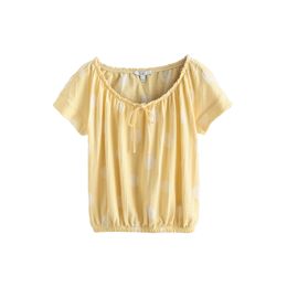 next Shirt female size L Yellow / White