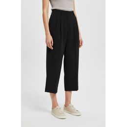 comma, COMMA Damen Stoffhose, schwarz, Gr. 42, unifarben, Web, Obermaterial: 97% Polyester, 3% Elasthan, Hosen, mit Stretch