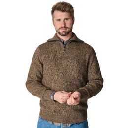 Casamoda Herren Troyer "Casamoda Stricktroyer uni", gelb, Gr. M, 80% Wolle, 20% Polyamid, Pullover