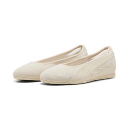 Puma Damen Sneaker "CATCH SOLEIL BALLERINASD", Gr. 40, beige, Leder, unifarben, Schuhe, f&uuml;r vielseitige Aktivit&auml;ten, mit Lederobermaterial, mit