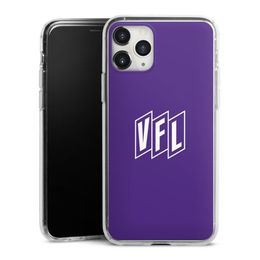 DeinDesign iPhone 11 Pro Max Handy Silikon H&uuml;lle Case transparent Handyh&uuml;lle Logo Official Licensed Product Vfl Osnabr&uuml;ck Silikon Case