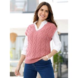 Classic Basics Damen Pullunder "Pullunder", rosa, Gr. 46, unifarben, 100% Polyacryl, Pullover