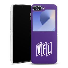 DeinDesign Galaxy Z Flip 7 FE Handy Hard Case Schutzh&uuml;lle transparent Smartphone Handy H&uuml;lle Logo Official Licensed Product Vfl Osnabr&uuml;ck Hard Case