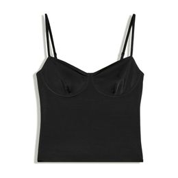 Bershka Top female size L Black