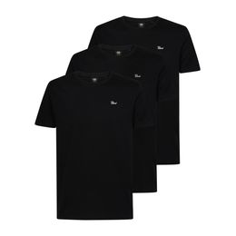 Herren T-Shirt, schwarz, Basic, Gr. M, PETROL INDUSTRIES, Single Jersey, Obermaterial: 100% Baumwolle, Shirts