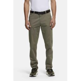 MEYER Herren Chinos "KERRY", gr&uuml;n, Gr. 31, unifarben, 97% Baumwolle, 3% Elasthan, Hosen, mit Hemdenstopper, aus der Golf Serie