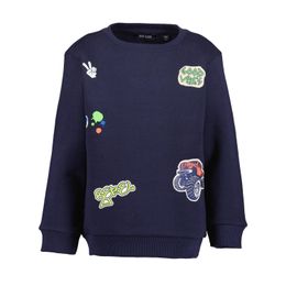 Blue Seven Jungen Sweater "Sweatshirt", blau, Gr. 134, 80% Baumwolle, 20% Polyester, Sweatshirts