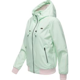 Ragwear Damen Outdoorjacke "Nuggeta Summer YOUMODO"mint, Gr. S, Obermaterial: 100% Polyester. Innenfutter: 100% Polyester, Jacken, L&auml;ssige