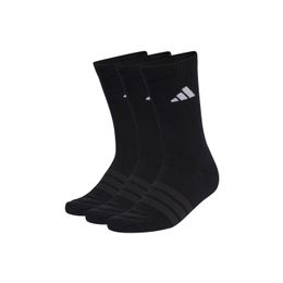Herren Kurzsocken "Socken Cushioned Sportswear Crew Socks 3er Pack", adidas originals, Gr. 40, schwarz, Obermaterial: 56% Baumwolle CO. 40% Polyester