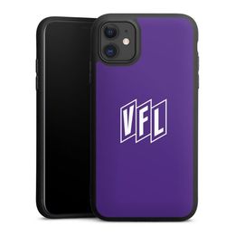 DeinDesign iPhone 11 Handy Premium Silikon H&uuml;lle Handyh&uuml;lle schwarz Case Logo Official Licensed Product Vfl Osnabr&uuml;ck Silikon Premium Case