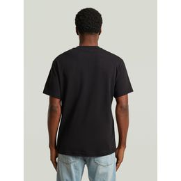 G-Star Raw G-STAR Herren T-Shirt "True Regular T-Shirt"dk schwarz, Gr. L, Obermaterial: 100% Baumwolle, Shirts