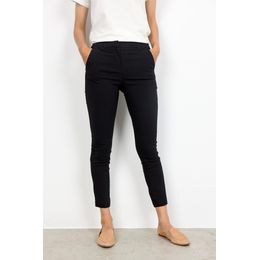 soyaconcept Damen Anzughose "SC-LILLY 44-B", schwarz, Gr. 44, unifarben, Web, Obermaterial: 70% Viskose, 25% Polyacryl, 5% Elasthan, Hosen, aus